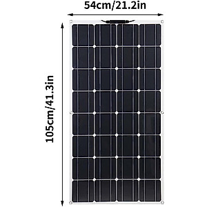 CAJUCA Solar Panel 800W 400W Solar Panel Solar Cells 30A Charger USB Controller Solar Panel Kit Complete Power Charge System Outdoor,800w