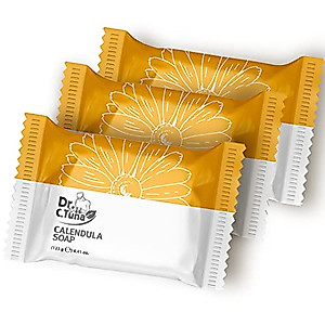 FARMASi Dr. C. Tuna Calendula Soap, Soothes Dry, Hydrating Skin Care, Face & Body Soap 4,41 Fl Oz (Pack of 3)