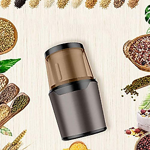 Coffee Machine 300W Portable Electric Coffee Grinder Household Bean Dry Grinding Machine Coffee Maker Beans Mill Herbs Nuts Sonifer Separate Design Plug Storage Design