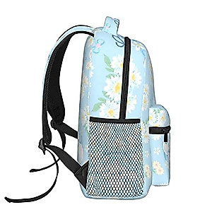 DIEZ Cartoon Cinnamoroll Backpack Blue The Puppy Looks In The Mirror Daypack Laptop Shoulder Travel Sports Hiking Camping Bag Women