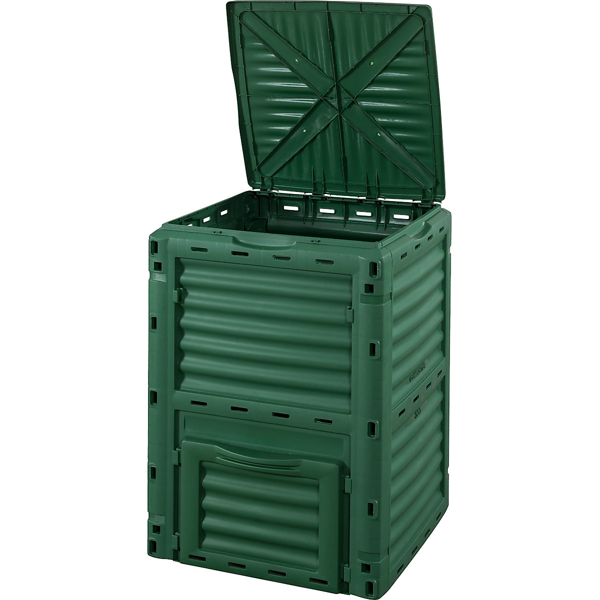 GARDEN FRIEND C1933431 Composter 300 Lt. Made of weather-resistant polypropylene, green