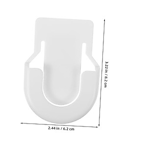 GETAJGHSD Stethoscope Hanging Buckle Stethoscope Accessories Stethoscope Supply Nurse Accessories Stethoscope Replacement Parts Stethoscope Clip for Hospital Stethoscope Holder White