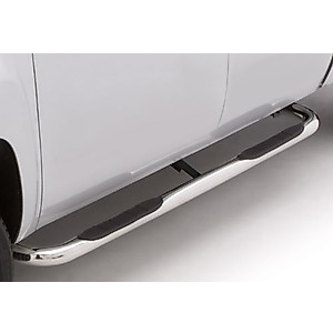 Lund 22653782 Polished Stainless Steel 3" Round Bent Nerf Bars for 2009-2018 Dodge Ram 1500, 2010-2018 Ram 2500/3500 Standard Cab