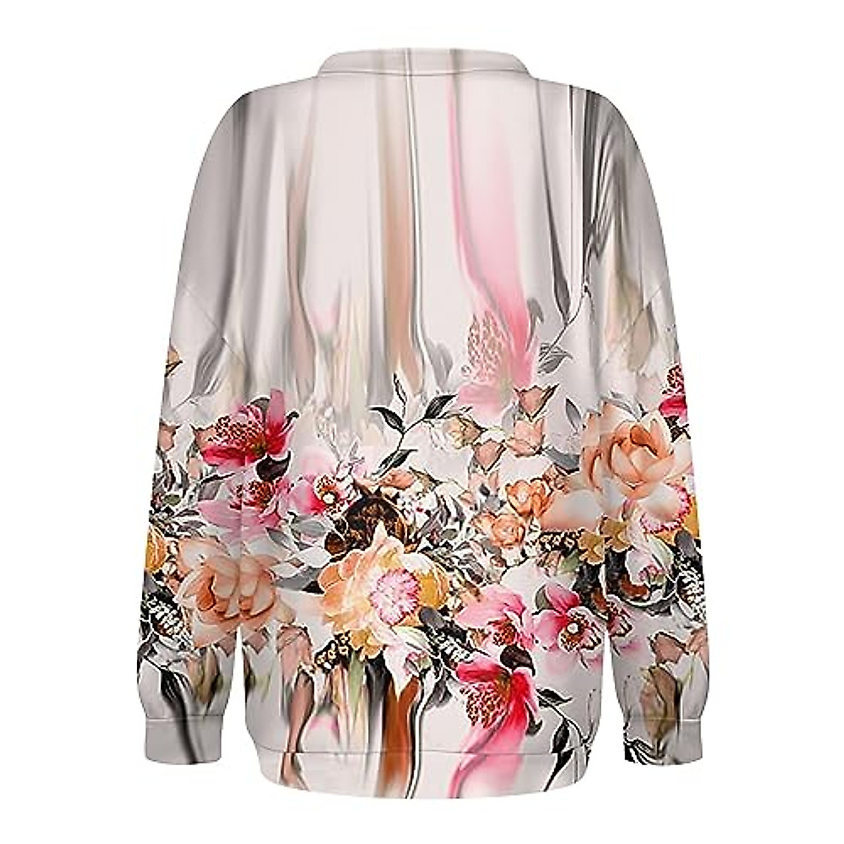 Womens Long Sleeve Shirts Crewneck Botton Down Pullover Color Block Fall Blouse Womens Graphic Sweatshirts Womens Tops Dressy Casual Fall Tops for Women 2023 Trendy Business Casual Tops for Women