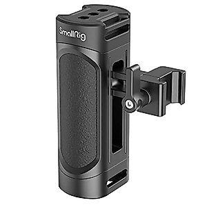 SmallRig Mini NATO Side Handle with Dual 1/4"-20 Screw Mount for Camera Cage, Built-in Wrench, Up and Down Adjustable - 3813