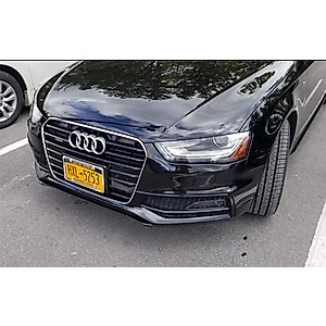 License Plate Frames, Indeed BUY 2 Pcs 4 Holes Slim Stainless Steel Polish Mirror License Plate Frame and Chrome Screw Caps