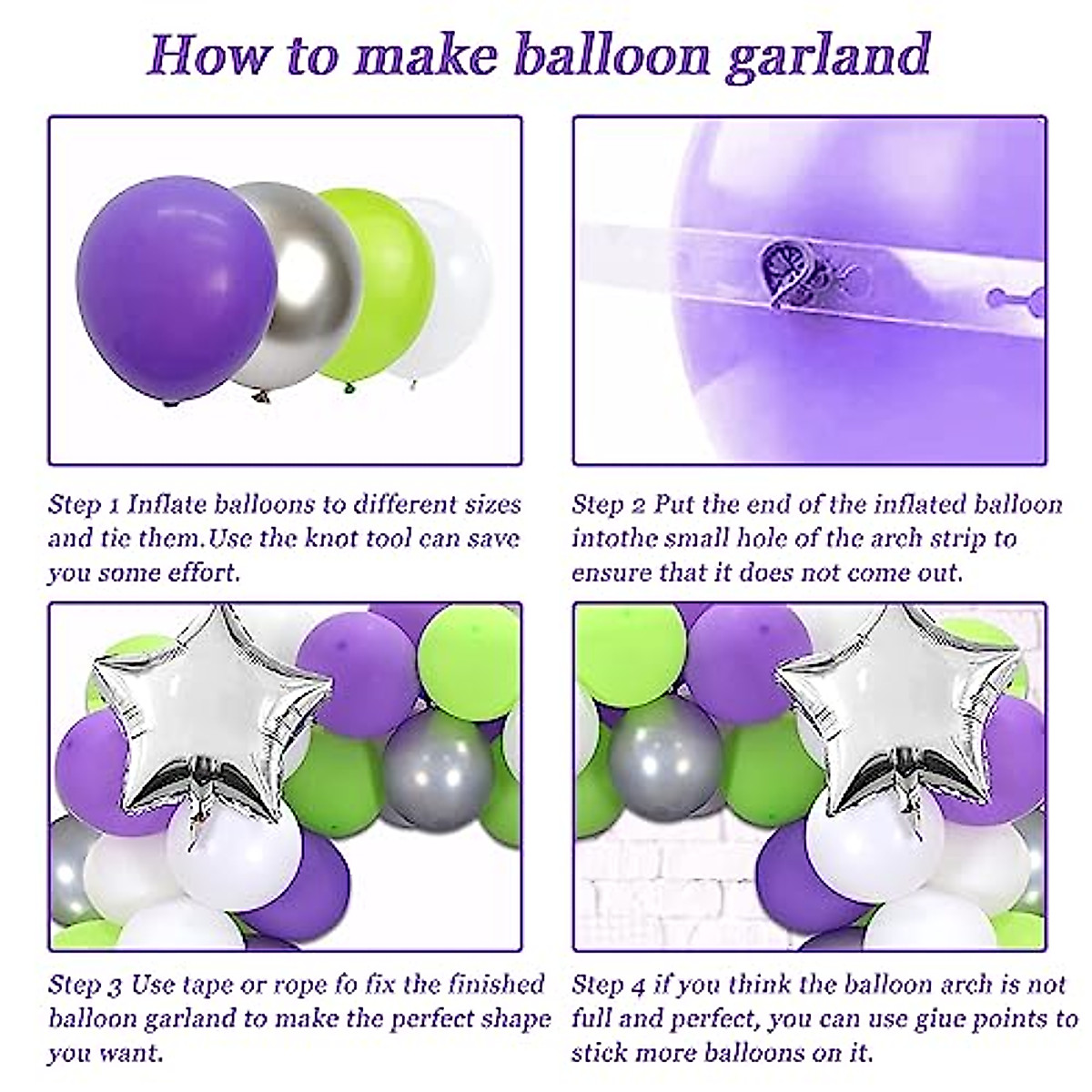 Crenics Two Infinity and Beyond Birthday Decorations - Two Infinity and Beyond Backdrop, Happy Birthday Banner, Balloon Garland Arch, 2 Number Balloon with Cake Toppers for 2nd Birthday Party Supplies