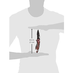 Tac-Force- Spring Assisted Folding Pocket Knife – Black Stainless Steel Blade with Black Aluminum Handle, Bottle Opener, Glass Punch and Pocket Clip, Tactical, EDC, Rescue - TF-705BK