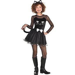 Amscan Black Kitty Kat Kids Costume - Small (4-6) 1 Set - Perfect for Halloween & Theme Parties