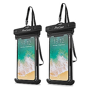 ProCase Universal Waterproof Case Cellphone Dry Bag Pouch Bundle with JOTO Universal Waterproof Pouch Cellphone Case (2 Pack)