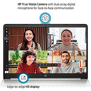 Newest HP 15 Laptop, Intel Core i3-1125G4 Quad-core Processor (Beats i7-1065G7), Intel UHD Graphics, 15.6" Anti-glare Display, Online Conference Ready, Fast Charge, Windows 11(16GB RAM | 1TB SSD)