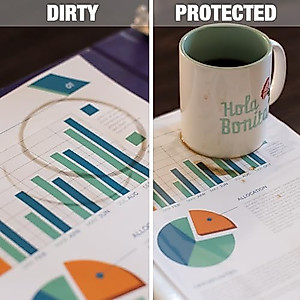 Samsill 500 Clear Heavyweight Sheet Protectors, 3.3 Mil Thickness, Top Loading / 3 Hole Design Page Protectors, Archival Safe for Photos or Printed Copy, Holds Multiple 8.5 x 11 Sheets, Bulk 500 Pack