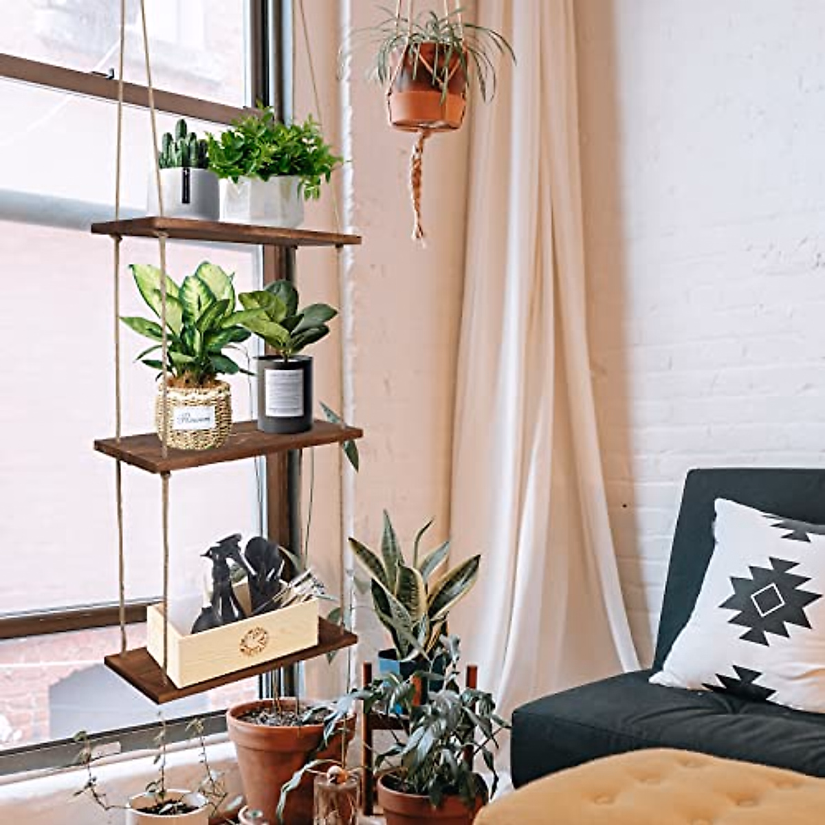 Bathroom Shelves Over Toilet Bathroom Organizer – Bathroom Wall Shelf Toilet Organizer – Rustic Farmhouse Bathroom Decor – Over Toilet Storage Ladder Shelf – Hanging Shelves Bathroom Space Saver