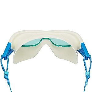 Speedo Unisex-Child Swim Goggles Proview Mask White/Jade, One Size