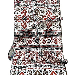 WanJing Outdoor Bench Cushion,Non-Slip Long Chair Backrest Fresco Settee Cushion with Zipper,Porch Swing Seating Pads Soft Lounger Loveseat Wicker Chair Pad,Garden and Deck Seating Pad, 36x12 Inch