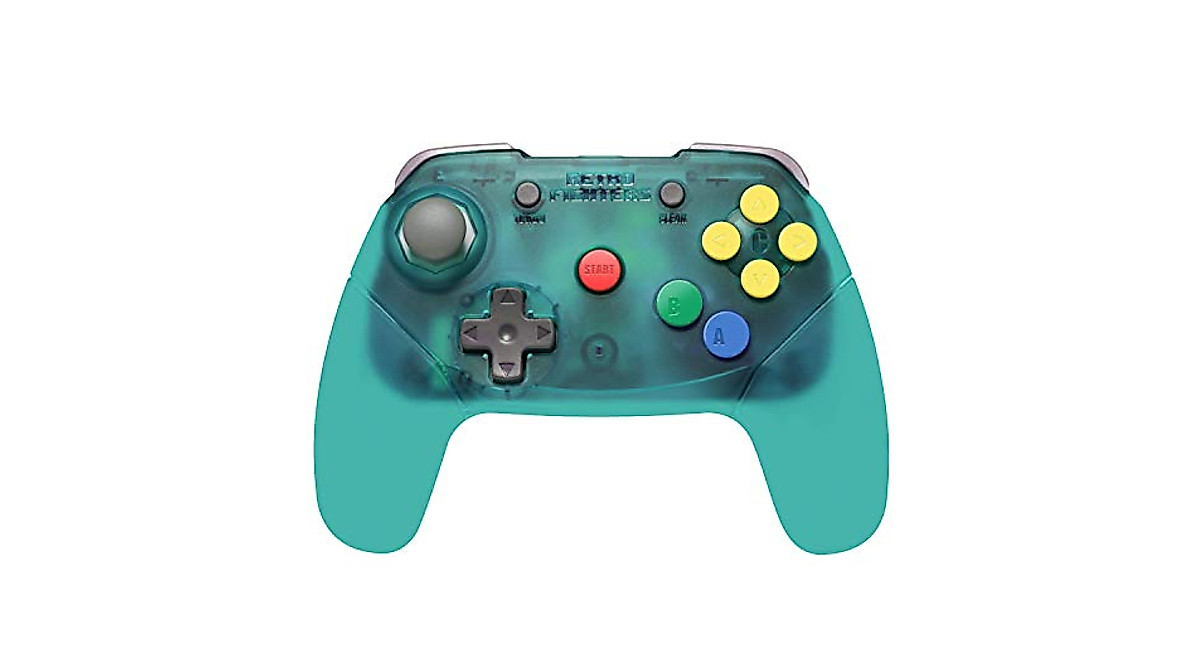 Brawler64 Wireless N64 Controller - Retro Fighters Blue