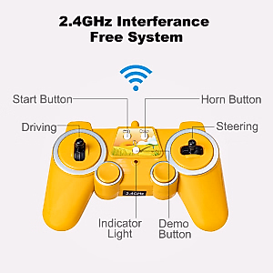 Dollox RC Farm Tractor Toy 1/16 Scale Construction Farmer Truck 2.4G Hobby Remote Control Engineering Vehicle with High Simulation Lights and Sounds, Tractor Toys Car for Kids & Adults