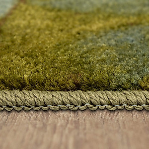 Mohawk Home Machine Washable Mat,Les Fleurs (2'6" x 4')