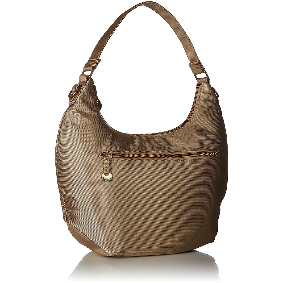 Travelon Convertible Hobo with RFID Protection - Champagne