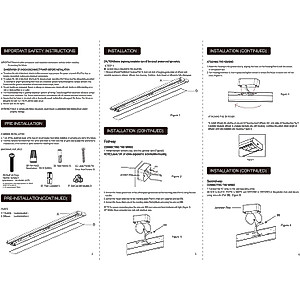 (Pack of 4) LED Shop Light 4FT, 40W 4800LM 6000K Super Bright White, Linkable LED Light Bar for Room, Garage, Corded Electric with Built-in ON/Off Switch, Frosted Cover