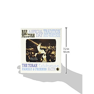 Enesco 4054484 Bar Mitzvah Photo Frame, 6.625", Multicolor