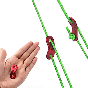 Outdoors Tent Stakes Pegs,SourceTon 10 Pack Tent Pegs Stakes and 4 Pack 4mm Reflective Guy Lines with Cord Adjustment & Pouch,Premium 7" Nail Spike Garden Stakes Camping Pegs for Pitching Camping Tent