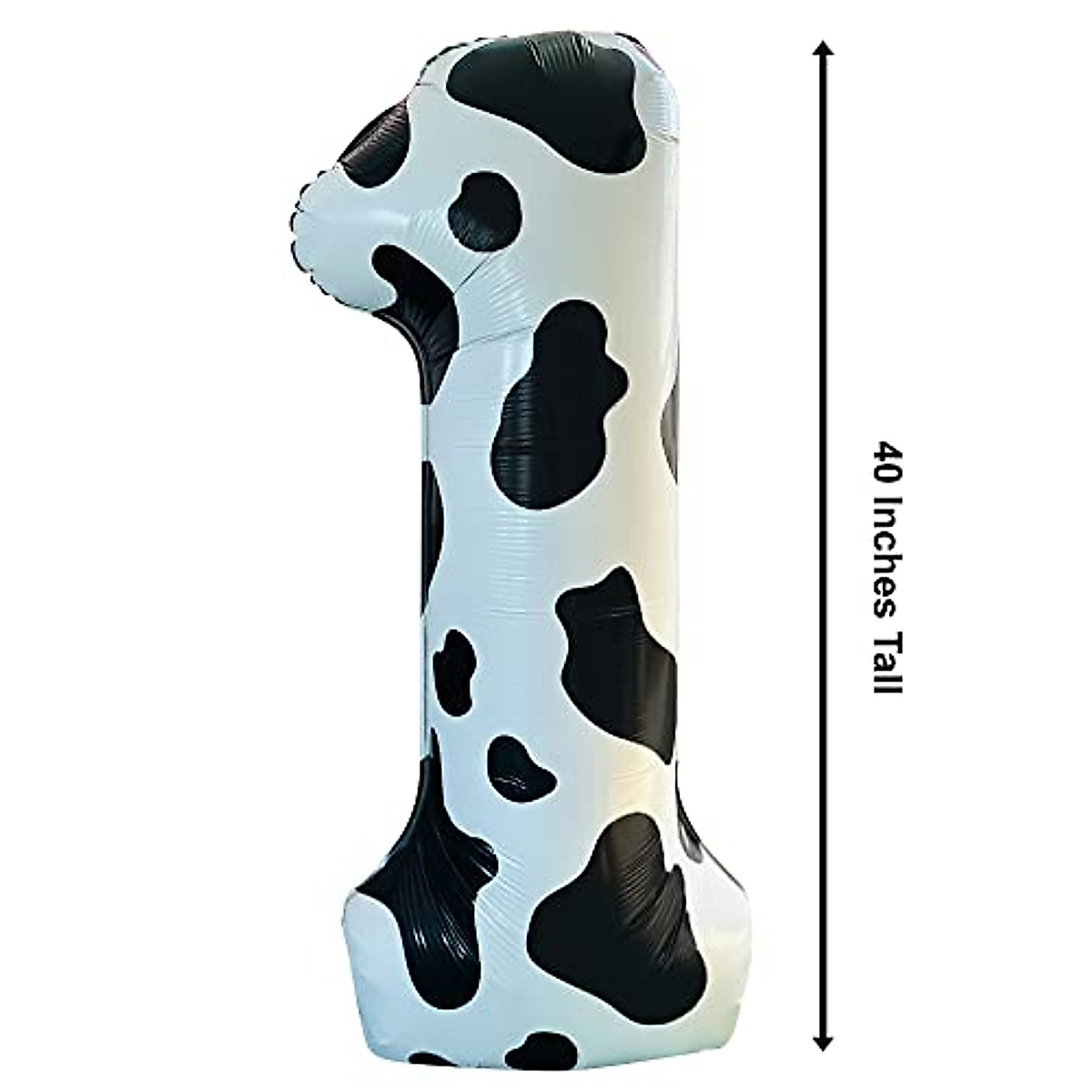 Cow Print Number 2 Birthday Balloon for 2 Year Old Cowgirl