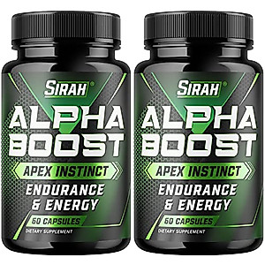 Testosterone Booster for Men - Male Enhancing Supplement - Test Booster for Endurance, Drive, Stamina, Strength, Size, Libido & Lean Muscle Growth - Supports Healthy Blood Circulation - 120 Pills