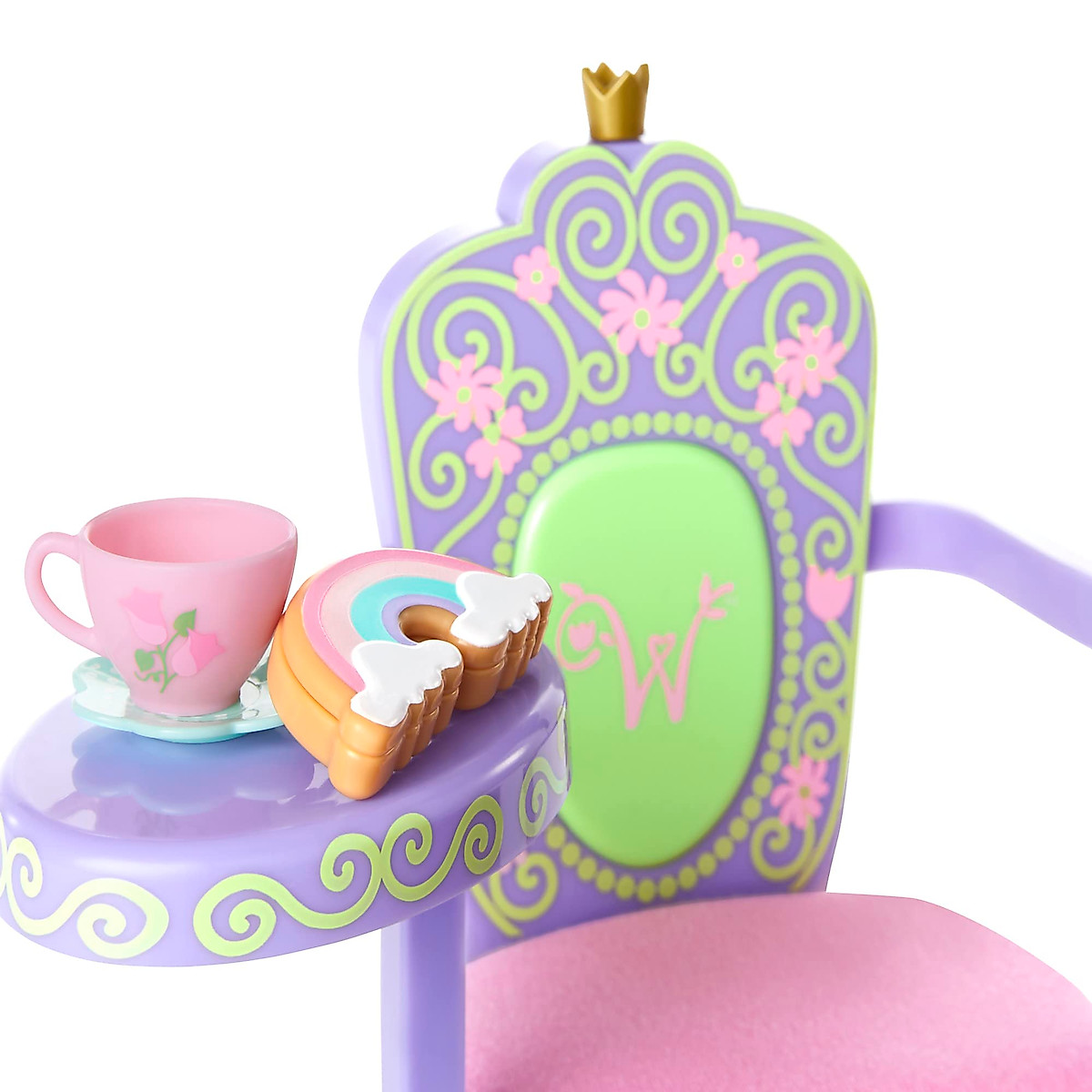 American Girl WellieWishers 14.5-inch Doll Ready to Be Royal Desk Playset with an Armrest that Swivels, For Ages 4+