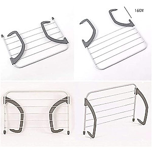 ZyHMW Clothes Airer 1PC Folding Adjustable Drying Rack Clothes Outdoor Pole Airer Balcony Telescopic，Folding Airer (Size : 50x28cm) (Size : 55x34cm)