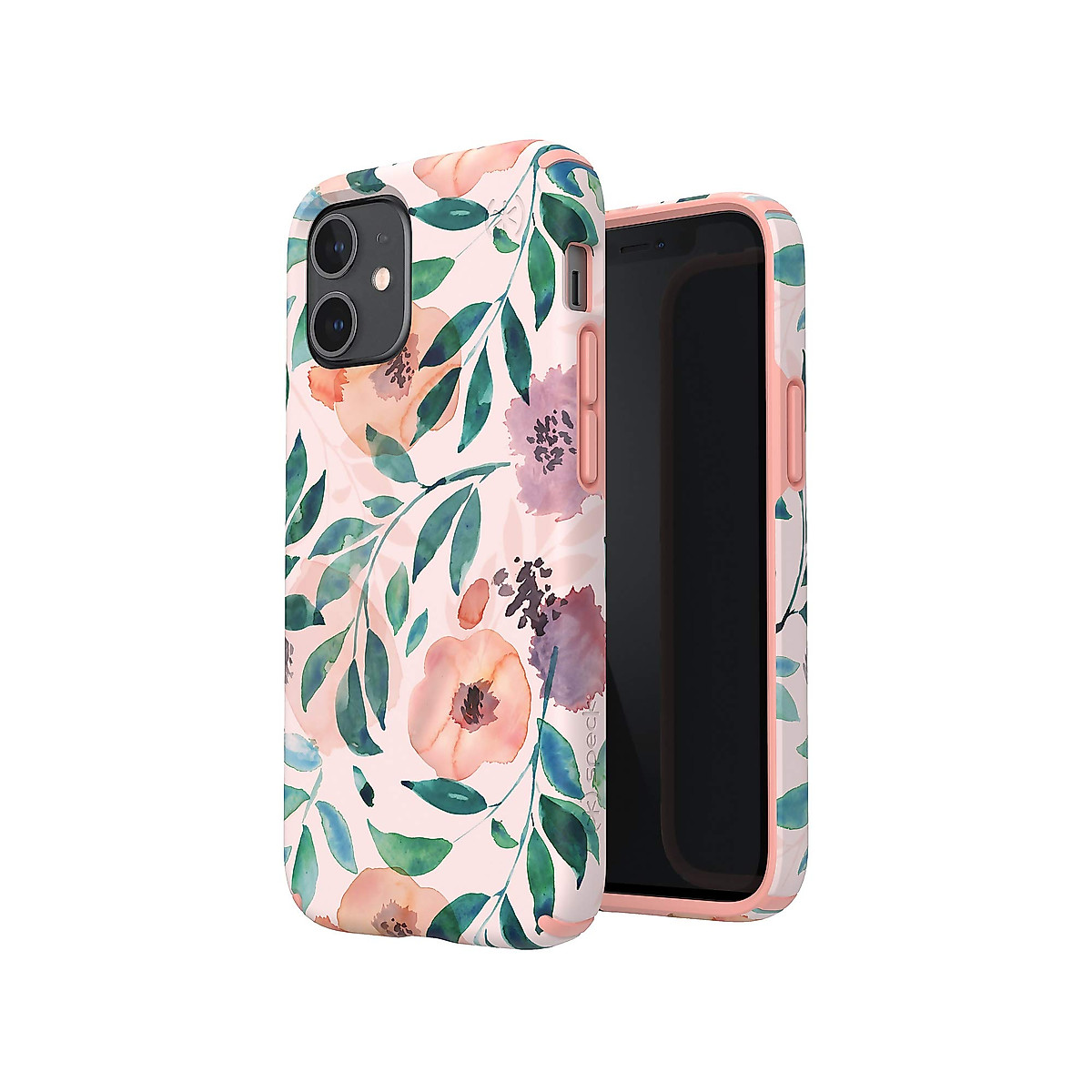Speck Products Presidio Edition iPhone 12 Mini White/Rosy Pink/Watercolor Roses