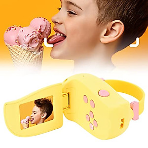 01 02 015 Kids Camera, Safe ABS Cute 12 MP Children Digital Camera for Gift for Girls for Boys for Toy(Yellow)