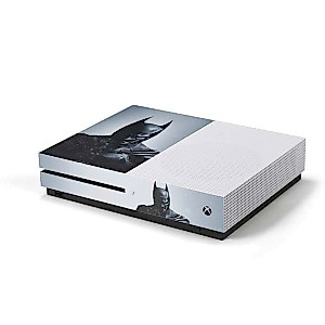 Skinit Decal Gaming Skin Compatible with Xbox One S Console - Officially Licensed Warner Bros Batman Arkham Design