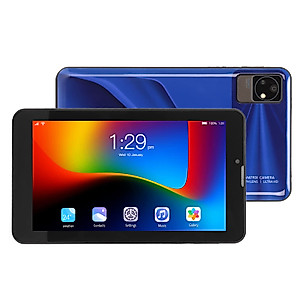 DAUZ Octa Core Tablet, 7 Inch Tablet 7 Inch IPS 3 Card Slots 100‑240V Octa Core for Home (US Plug)