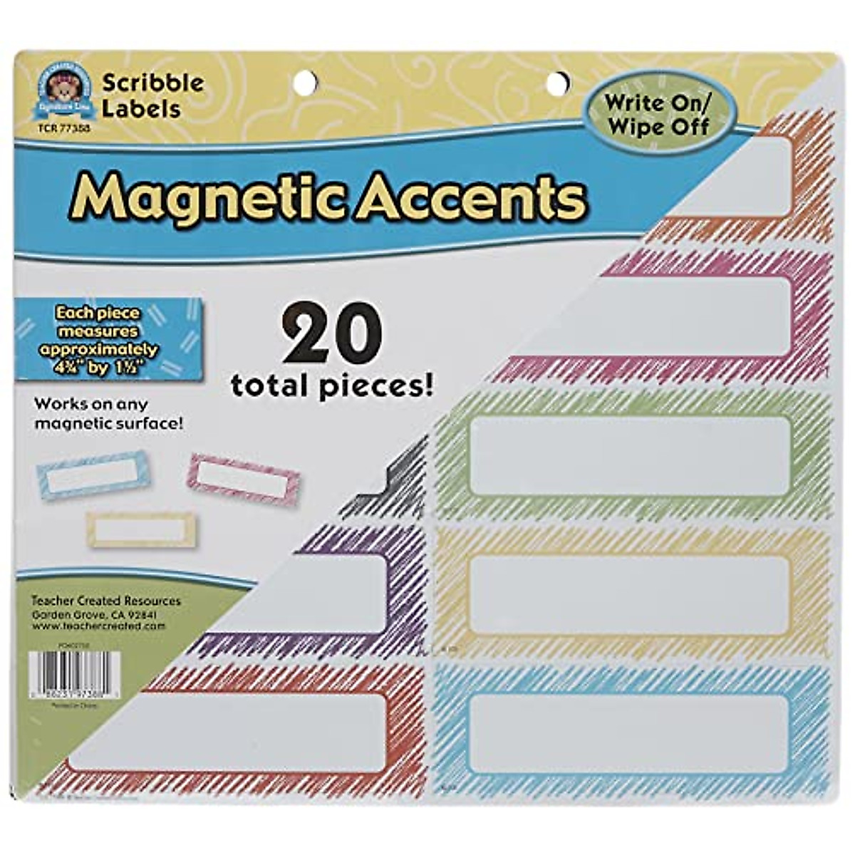 Teacher Created Resources Scribble Labels Magnetic Accents