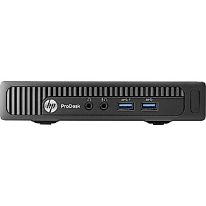 HP ProDesk 600 G1 Mini Desktop PC - Intel Core i5-4590T 2GHz Quad-Core Processor, 8GB DDR3 RAM, 500GB Hybrid Drive, Intel HD Graphics 4600, Windows 7 Professional 64-bit