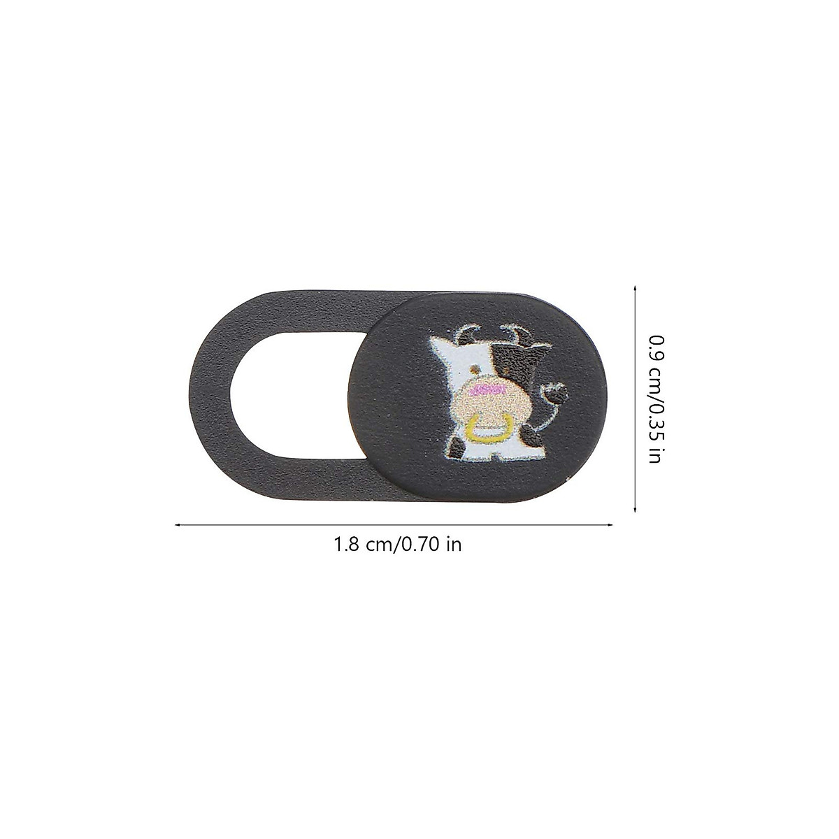 Computer Camera 6Pcs Webcam Cover Slide Cow Ox Pattern Camera Slide Blocker Plastic Laptop Camera Privacy Cover Sticker for Smartphones Computer Tablet Camera Zodiac Computadoras Laptop