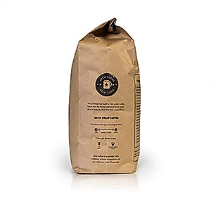 Fair Trade Organic Certified Peruvian Ground 5 lb. Fresh Roasted Specialty Coffee Medium Roast, 100% Arabica Coffee, 80 ounces, 5 pounds, Bulk Coffee