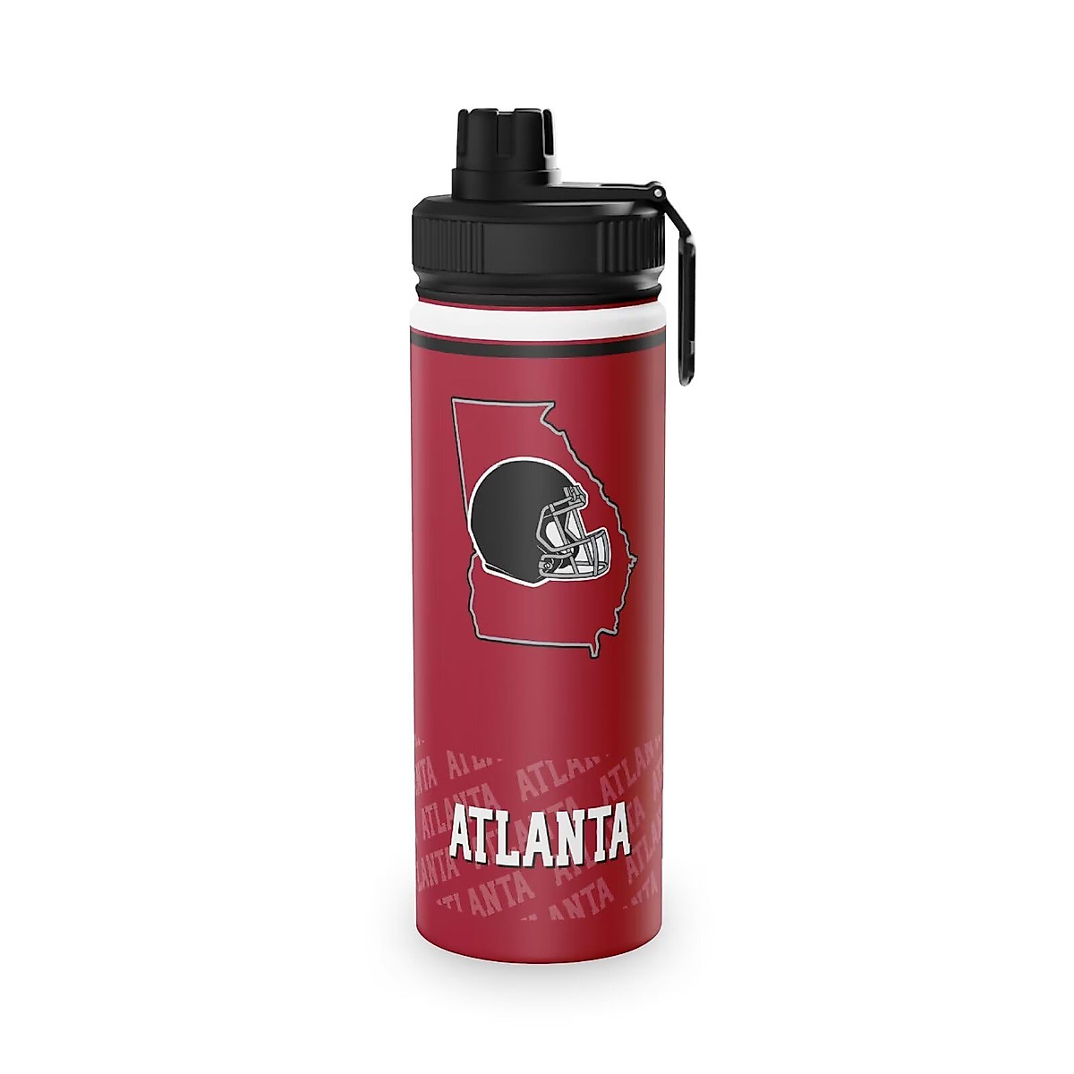 ANTKING Atlanta Tumbler Travel Mug Coffee Cup Custom Name Number for Men Gifts Women Youth