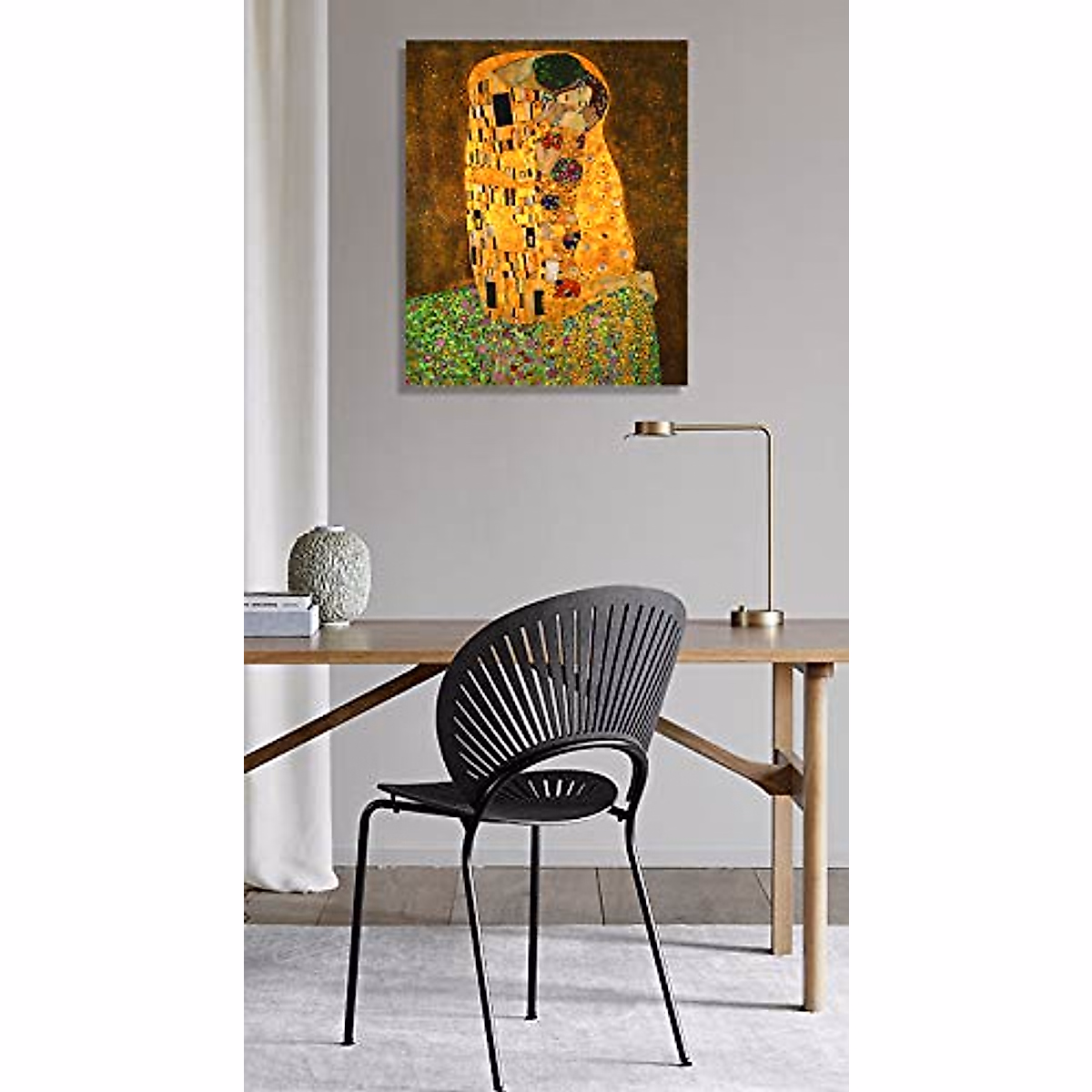 Eliteart-The Kiss by Gustav Klimt Giclee Art Canvas Prints