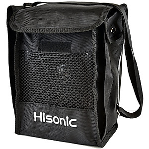 Hisonic HS122B-LL Portable Lithium Battery Rechargeable PA (Public Address) System with Dual Wireless Microphone System and Car Charger Cable, Black (2 Belt-Packs, Black)