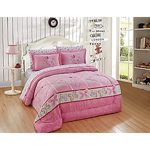 Home Collection Queen Size Comforter And Sheet Set Butterflies Birds Pink Blue Green New # Tree Butterfly