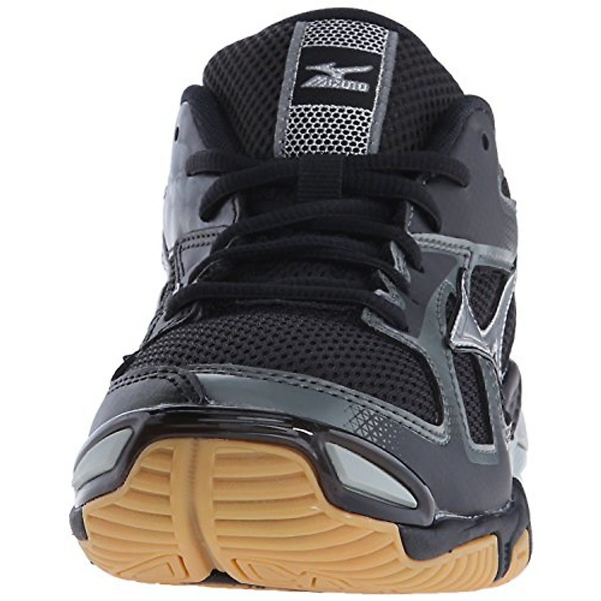 Mizuno Women's Wave Bolt 5-W Volleyball Shoe, Black/Silver, 6