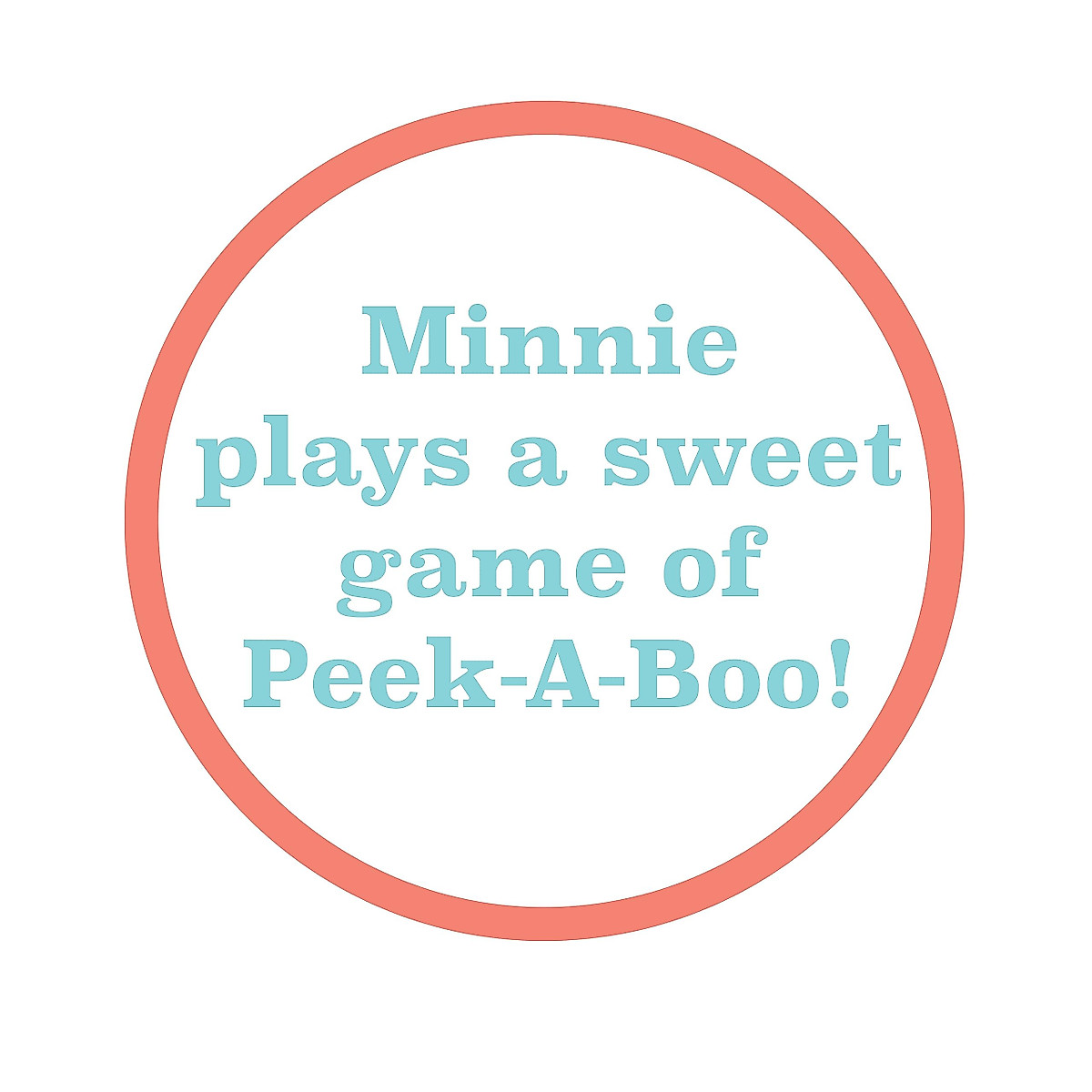 Disney Baby Peek-A-Boo Interactive Plush Stuffed Animal with Sounds, Minnie Mouse, Pink, Kids Toys for Ages 09 Month by Just Play