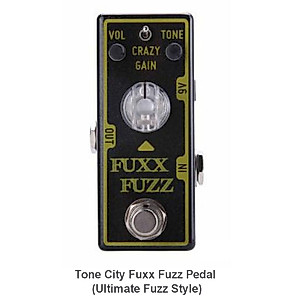 Tone City Fuxx Fuzz Octave Fuzz with toggle option. Mighty Mini!