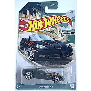 Hot Wheels - Corvette C6- Convertible Series 4/10 [Black]-Walmart Exclusive