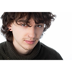 Pierced Owl 18G Sterling Silver Hinged Segment Clicker Ring (Diameter: 10mm (3/8"))