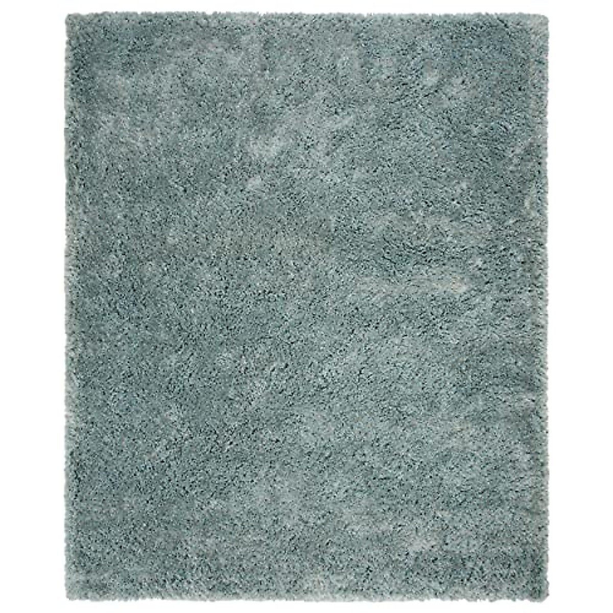 SAFAVIEH Toronto Shag Collection 8' x 10' Ivory SGT501A Handmade Solid 1.25-inch Thick Area Rug