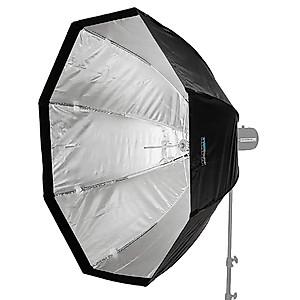 Pro Studio Solutions EZ Pro Beauty Dish Octagon Softbox 48" with Speedring, for Balcar, White Lightning, Lighting, X800, X1600, X3200 Strobe Flash Light, Speed Ring, Soft Box, Octbox