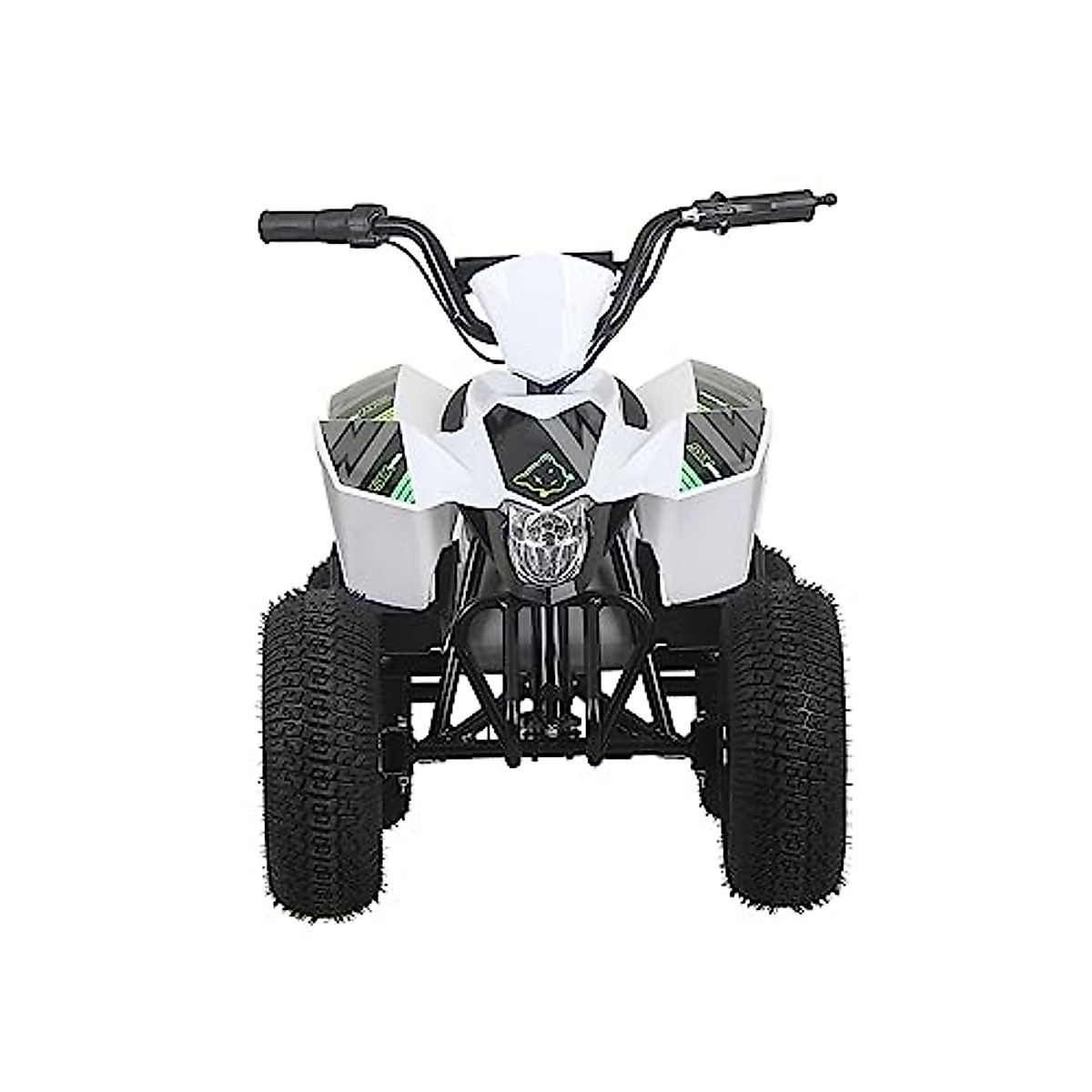 SYX MOTO ATV CUB Electric Mini Dirt Quad 4 Wheeler EPA Approved for kids up to 110lbs,BLACK